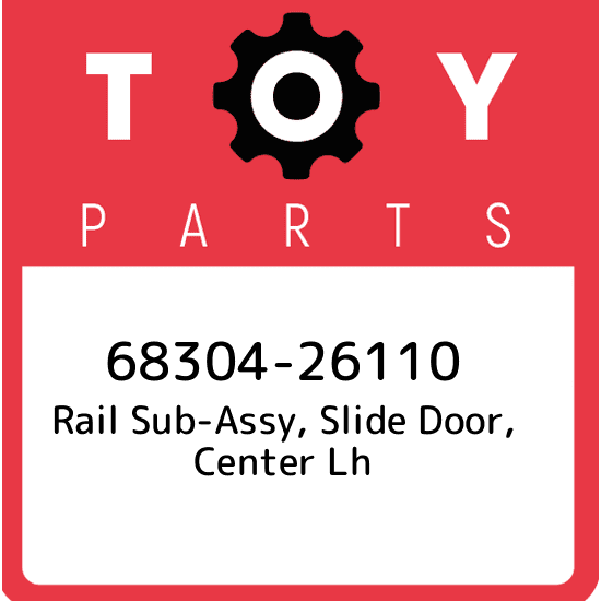68304-26110 Toyota Rail sub-assy, slide door, center lh 6830426110, New ...
