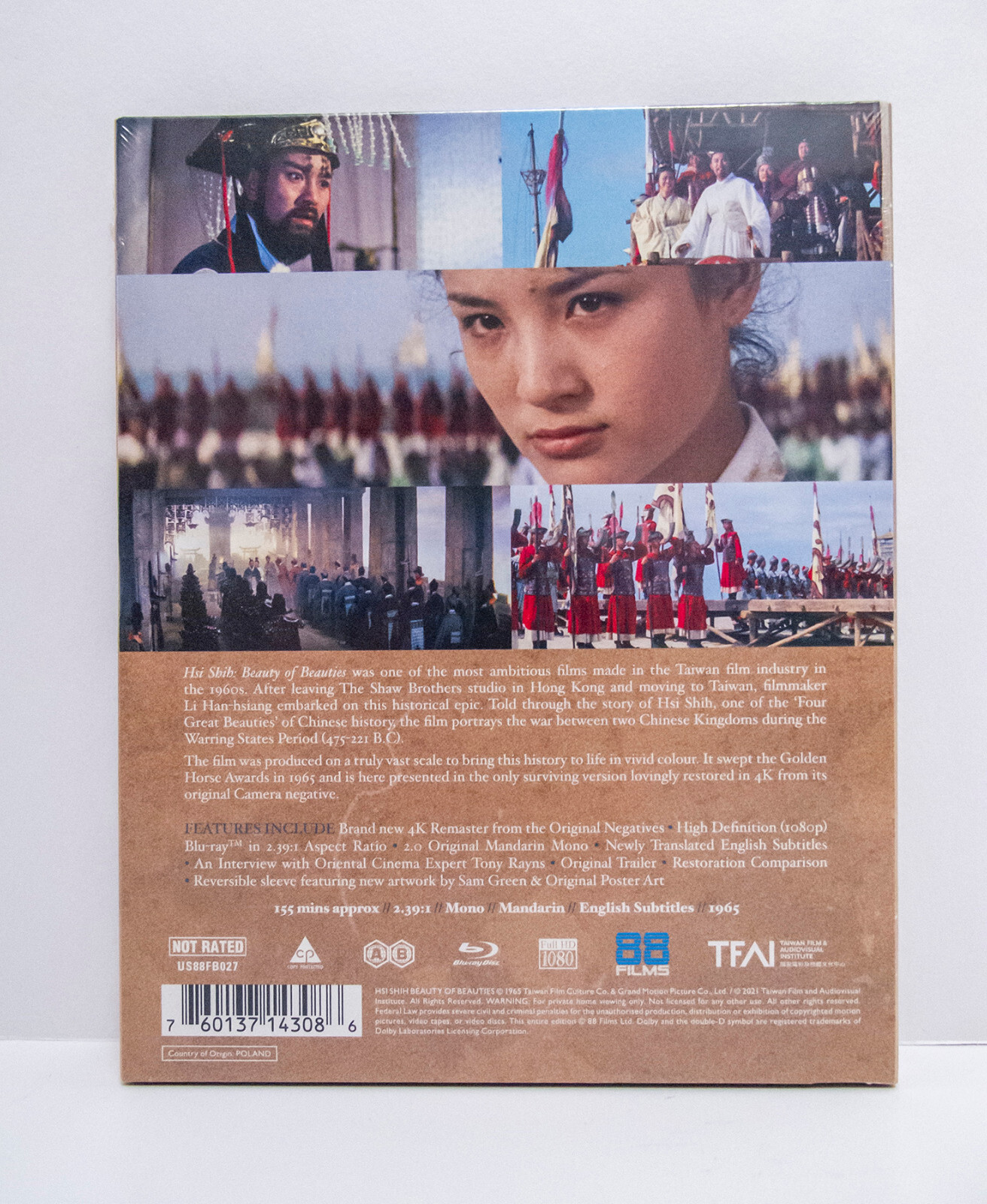 Beauty of Beauties (Hsi Shih) Blu-ray 88 Films Slipcover Limited ...