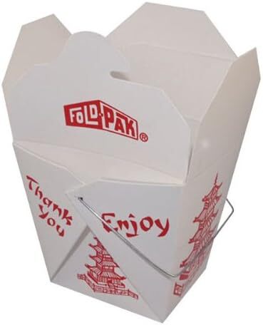 Pack of 15 Chinese Take Out Boxes PAGODA 8 oz / Half Pint Party Favor ...