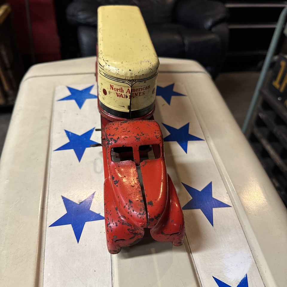 1940’s Marx Toy Streamline North American Van Lines Truck Parts Or ...