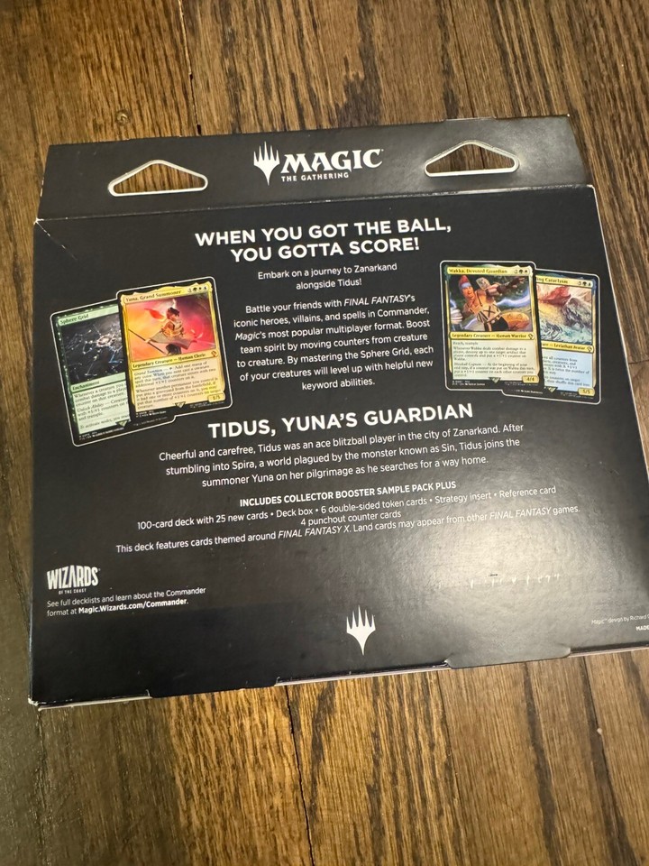 NEW Magic: The Gathering Final Fantasy X Commander Deck Counter Blitz ...