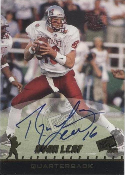 1998 Press Pass - Autographs Ryan Leaf (AU, RC) for sale online | eBay