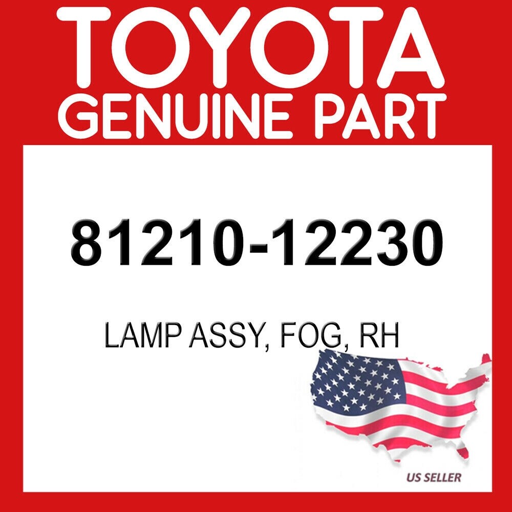 Toyota Genuine 81210-12230 Lamp Assy Fog RH OEM | eBay