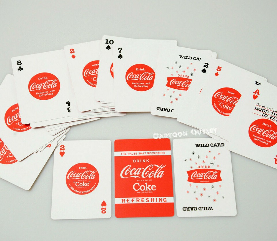 COCA COLA COKE PLAYING CARDS GAME BARAJA CARD GAME DECK GIFT ...
