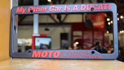 " My Other Car is a Ducati " License plate frame | eBay