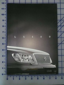 LS-400 SPEC SHEET 1998 LEXUS LS400 1997 Catalog Brochure Car Manuals ...