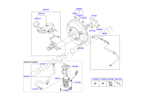 GENUINE BRAND NEW HYUNDAI VELOSTER 2011-2014 INTENSIFIER - VACUUM | eBay