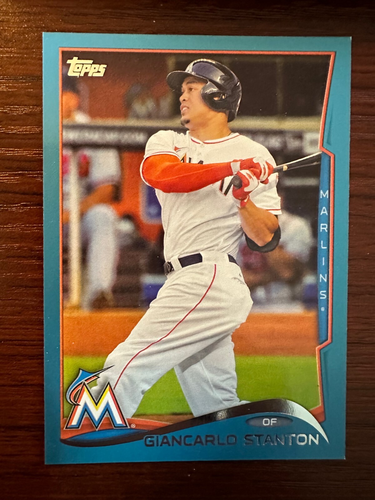Giancarlo Stanton Miami Marlins 2014 Topps Wal-Mart Blue #217 | eBay