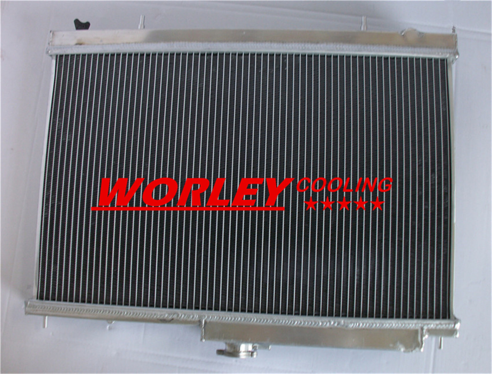 QLD-44mm 3 ROW aluminum radiator for Skyline R33 R34 GTR GTST RB25DET ...