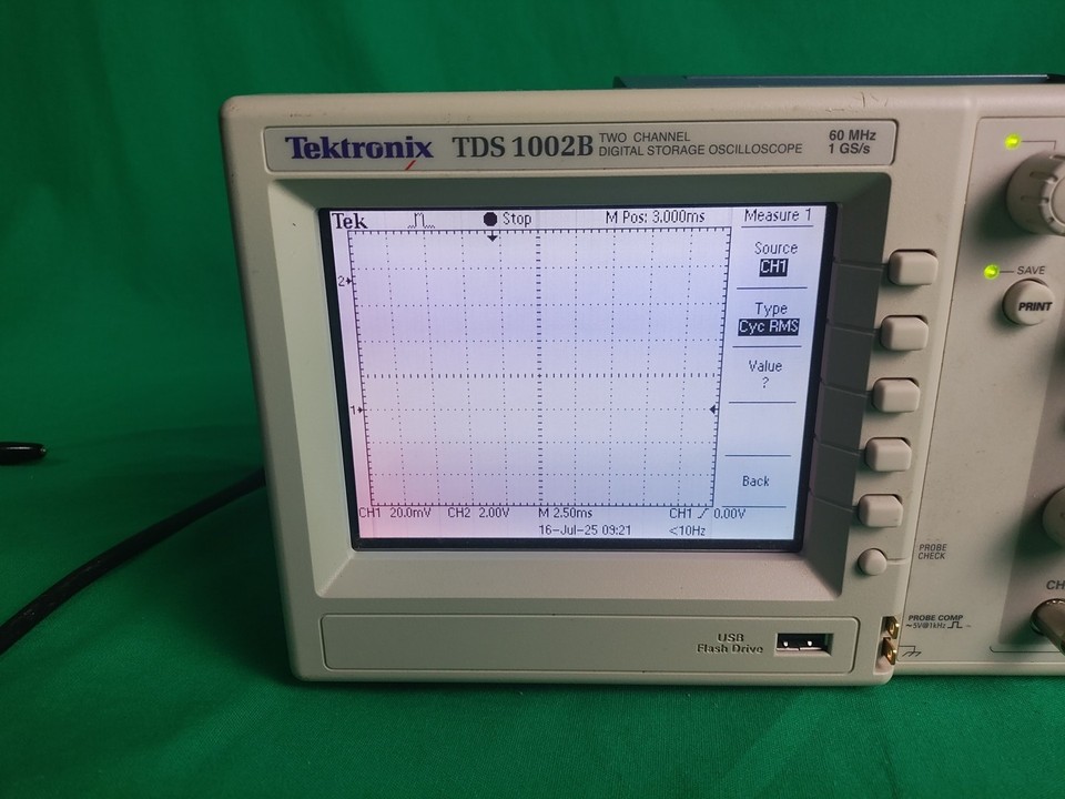 Pre-owned Tektronix TDS 1002B 2-channel 60 Mhz Digital Storage ...
