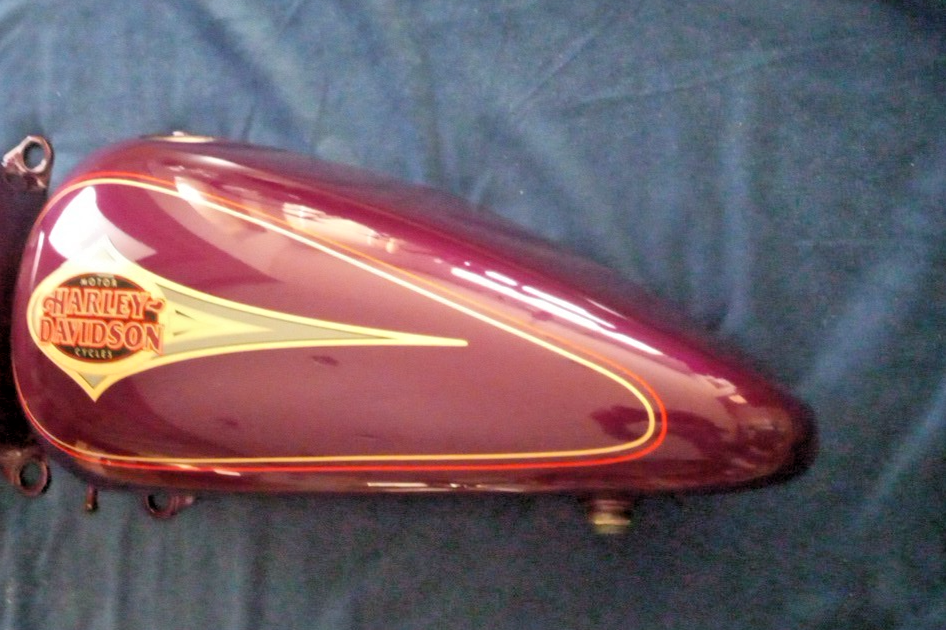 HarleY VIOLET PEARL 84-99 Softail Split Gas Fuel Tank LEFT SIDE ONLY | eBay