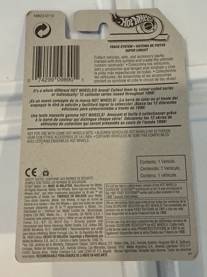 1998 Hot Wheels Treasure Hunt Series SOL-AIRE CX4 Limited Edition - New ...