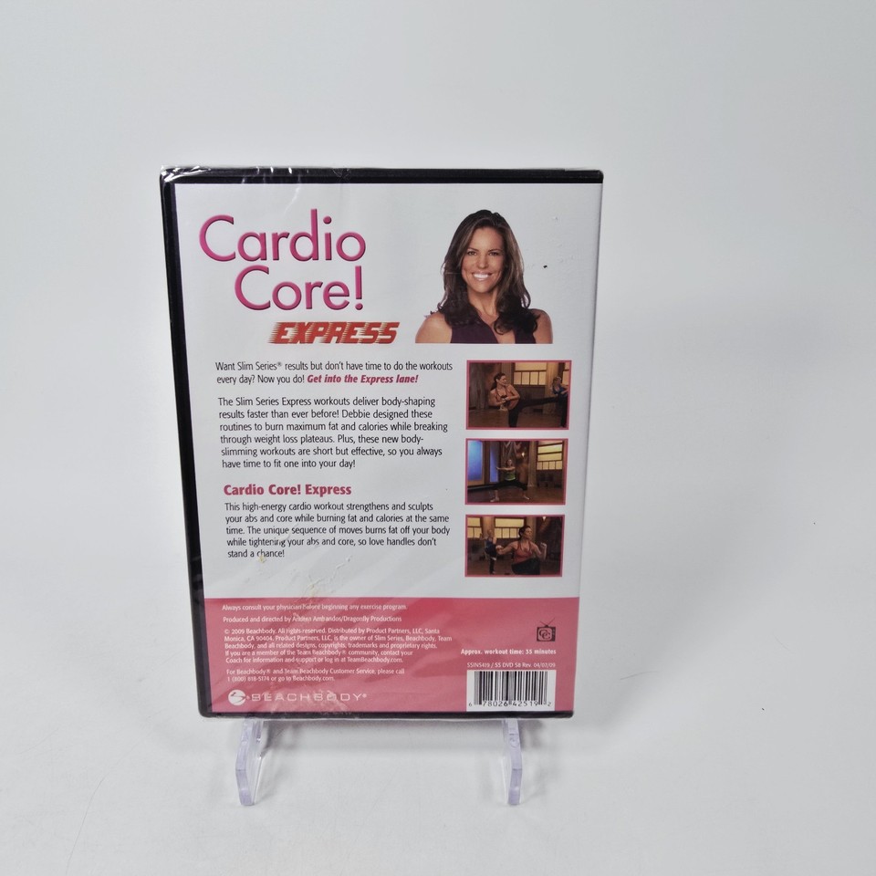 Cardio Core! Express - Debbie Siebers Slim Series (DVD, 2009, Beachbody) New 678026425192| eBay