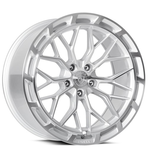 20x10" Dolce Performance Wheels Magari Gloss Silver Rims | eBay