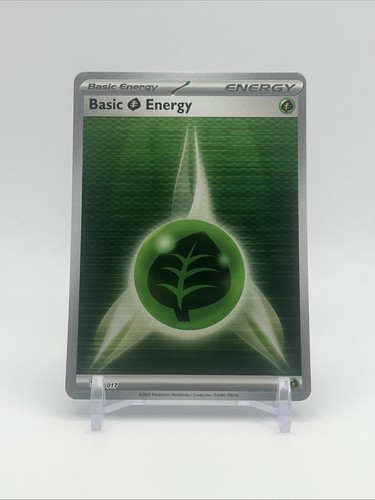 Basic Leaf Energy 017 NM - Reverse Holo - Scarlet & Violet Black Bolt ...