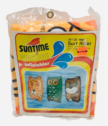 Vintage 1980’s Suntime is Funtime Lion inflatable surf rider 34 x 22 ...