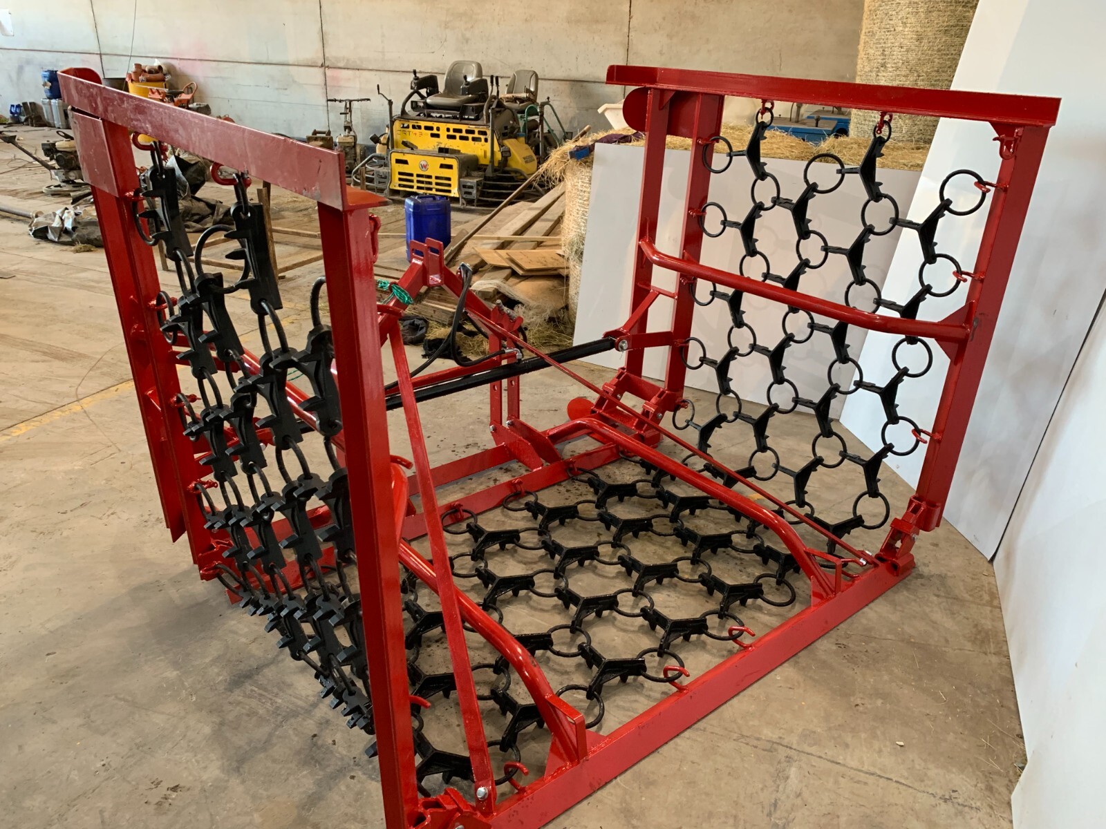 Heavy Duty Chain Harrows Hydraulic Folding Tractor Mounted 5m £1895 ...