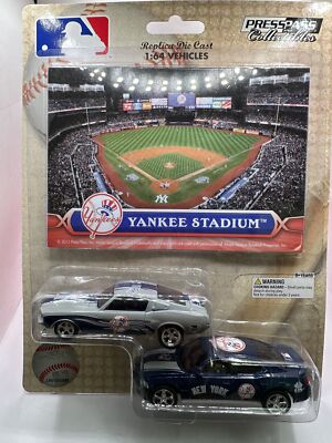 New York Yankees Press Pass Collectibles 2 Pk Ford/Dodge Toy Vehicle 1: ...