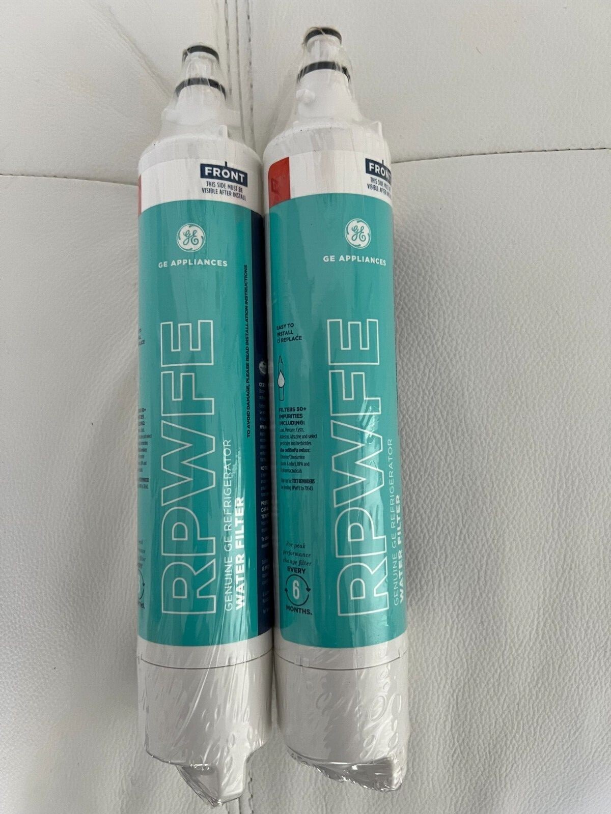 GENUINE GE RPWFE Replacement Refrigerator Water Filter 2 NEW FILTERS IN ...