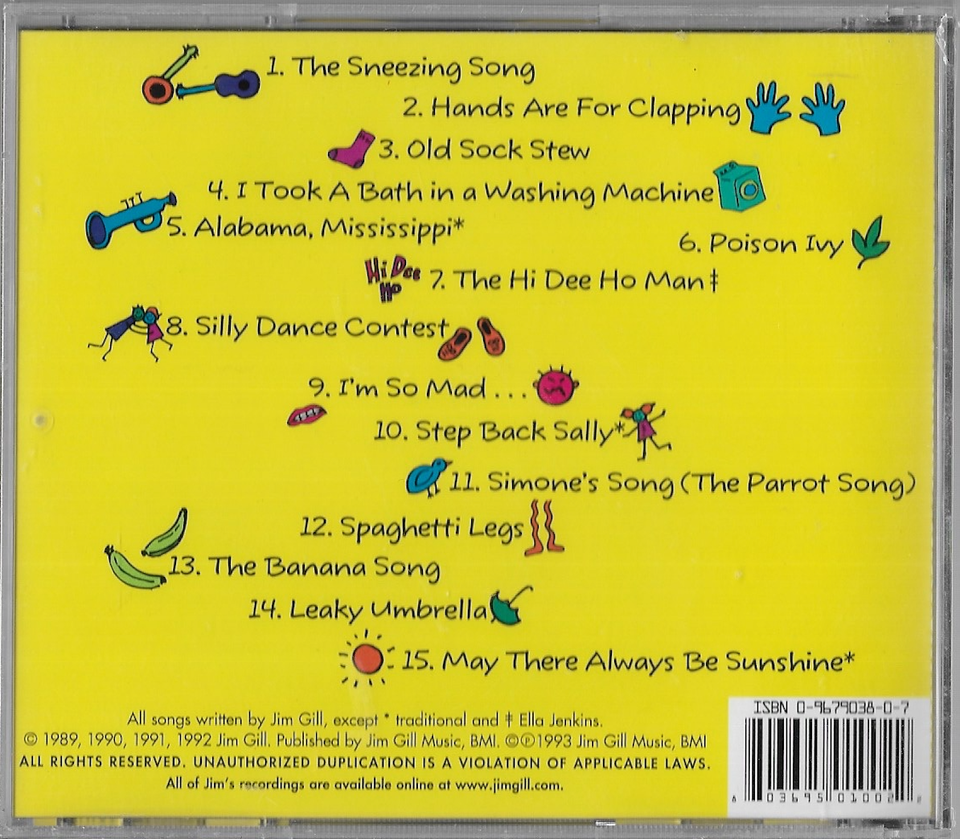 Jim Gill Sings the Sneezing Song and Other Contagious Tunes by Jim Gill ...