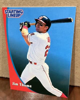 JIM THOME 1998 KENNER STARTING LINEUP CARD - CLEVELAND INDIANS | eBay