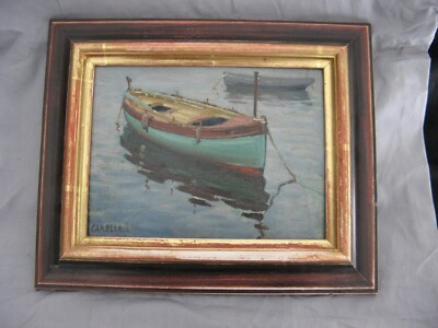 Beautifull framed oil painting on panel by the artist Tony Cardella ...