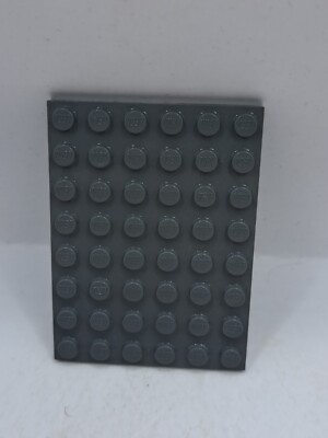 LEGO 6x8 Plate Dark Gray Part 3036 | eBay