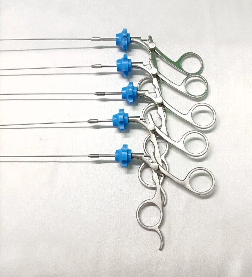 Laparoscopic Semi Rigid Biopsy Cup Grasper Surgical Instrument Set 5Fr ...