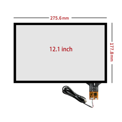 12.1 inch 275x177mm 276*178mm Capacitive Touch Screen + USB Cable Plug ...