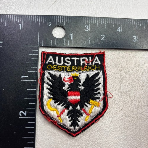 Vtg Embroidered Austria Coat of Arms Patch 12Z8 | eBay