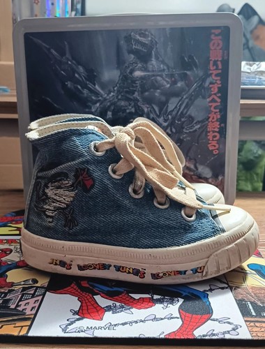 Vintage 90s Looney Tunes Taz Toddler Shoes Size 7 | eBay