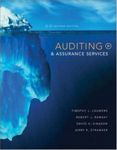 Auditing & Assurance Services - Louwers, Timothy|Ramsay, Robert|Sinason ...
