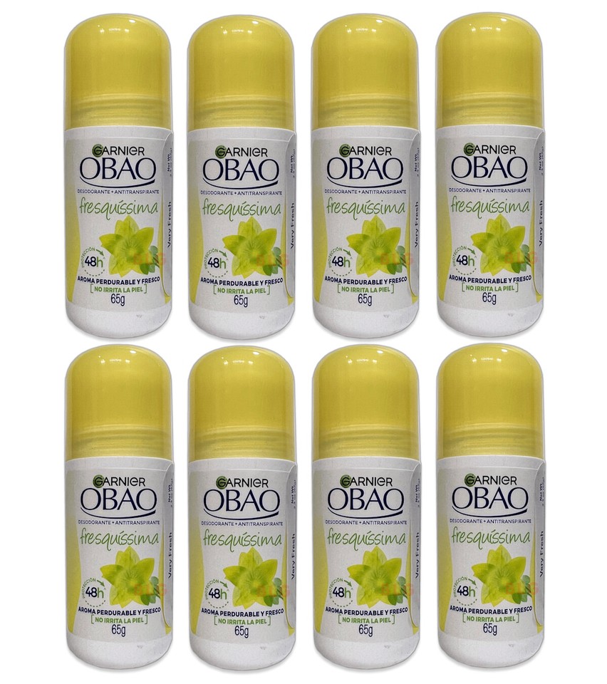 Garnier Obao FRESQUISSIMA Deodorant Antiperspirant Roll-Ons 48 Hours ...