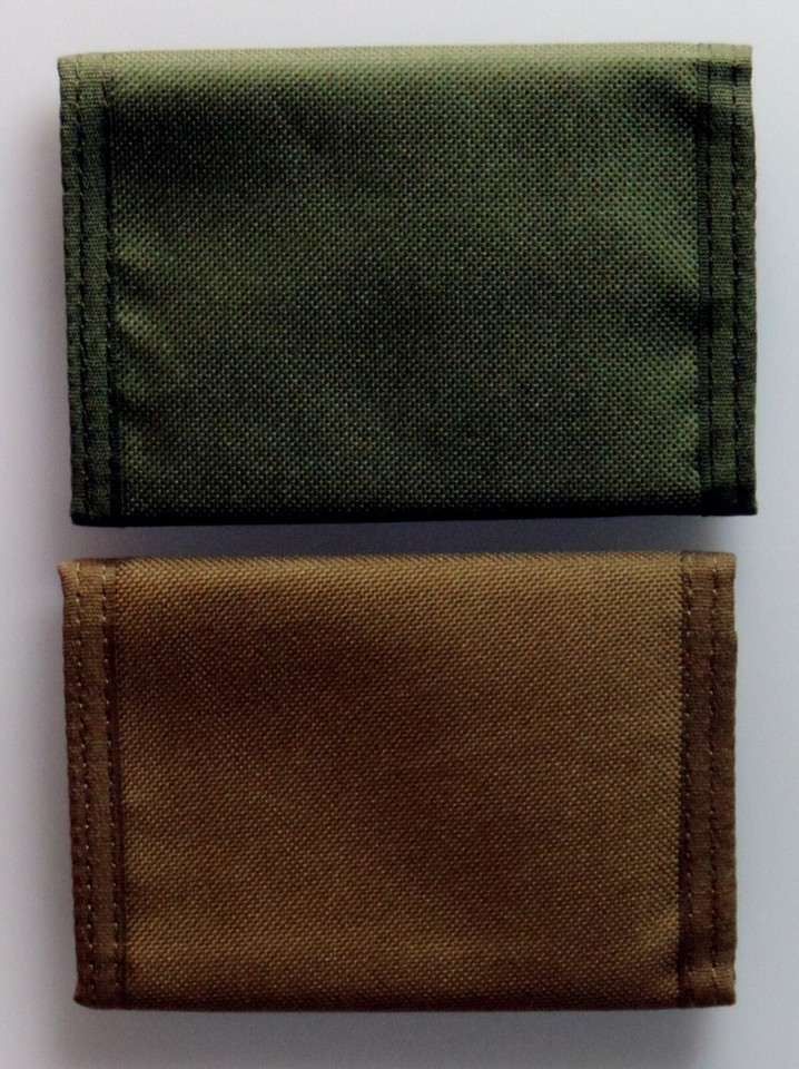 Tactical Military Tri- Fold Polyester Wallet with Multiple Card Slots ...
