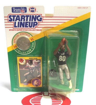 Starting Lineup Action Figure 1991 Special Edition W Coin Andre Rison ...