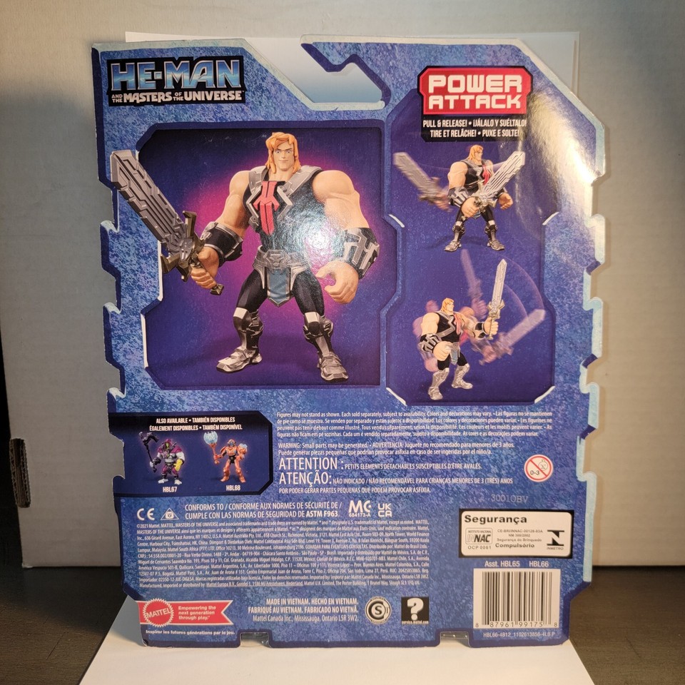 He-Man and the Masters of the Universe Power Attack He-man CARD DAMAGE ...