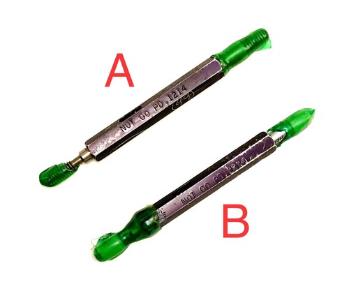THREAD PLUG GAGE 6 .138-32 UNC-2B GO NOGO PD .1177 / .1214 Inspect Tool ...