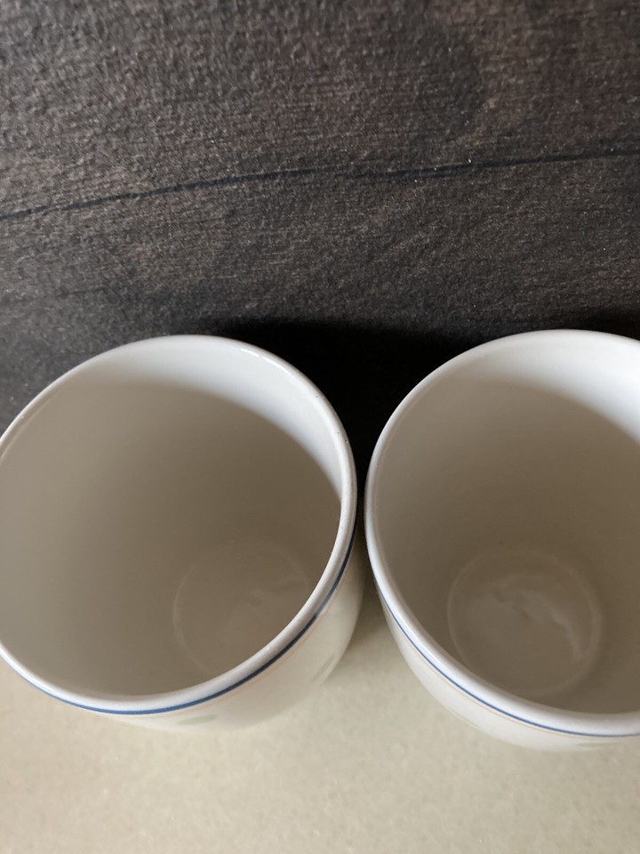 John Lewis Sage Green Spot Mug X 2 | eBay UK