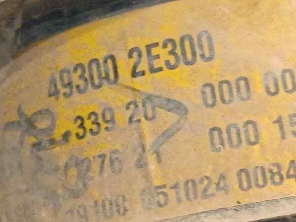 493002E300 Rear Central Transmission / 6642806 For Hyundai 493002E300 Rear Central Transmission / 6642806 For Hyundai