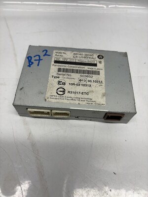 Lexus CT200H, Chassis Multimedia Interface Control Module, 11-13, 861A0 ...