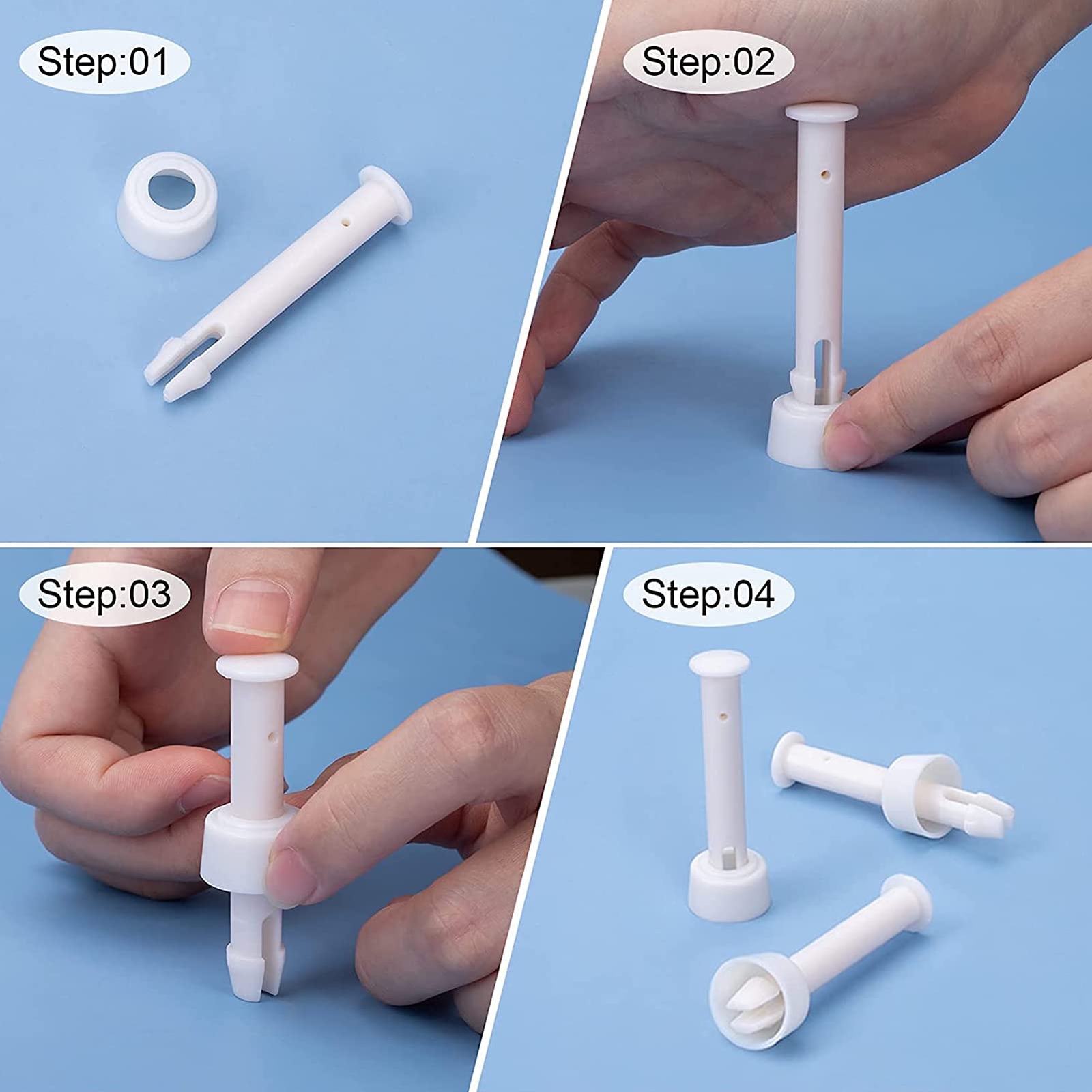 30Pcs Plastic Pool Joint Pins Seals Replacement Part Accessory for ...