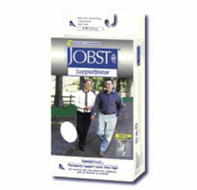 Jobst Sensi Foot Crew Socks 110836 Small White 8-15 mmHg Diabetic ...