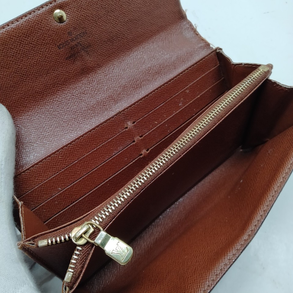Louis Vuitton Long Wallet Brown Monogram | eBay UK