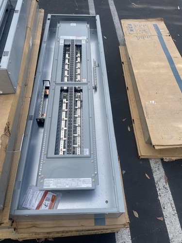 1-225 AMP 240V MAIN LUG PANELBOARD 84 SPACE 3PHASE 4 WIRE COMPLETE ...