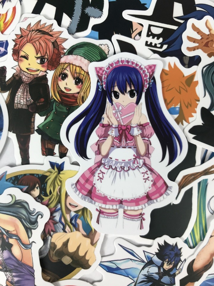 100pc Fairy Tail Anime Guild Wizards Manga Series Notebook Laptop Decal ...