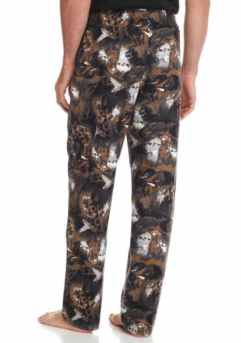 Saddlebred - Mens M - NWT - Black Lab Labrador Dog Flannel Sleep Pajama ...