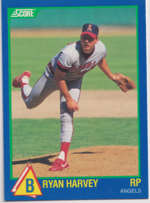 1989 Score Rising Star #92 Bryan Harvey California Angels | eBay