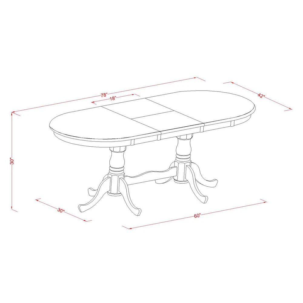 Dinette Standard Table Dimensions