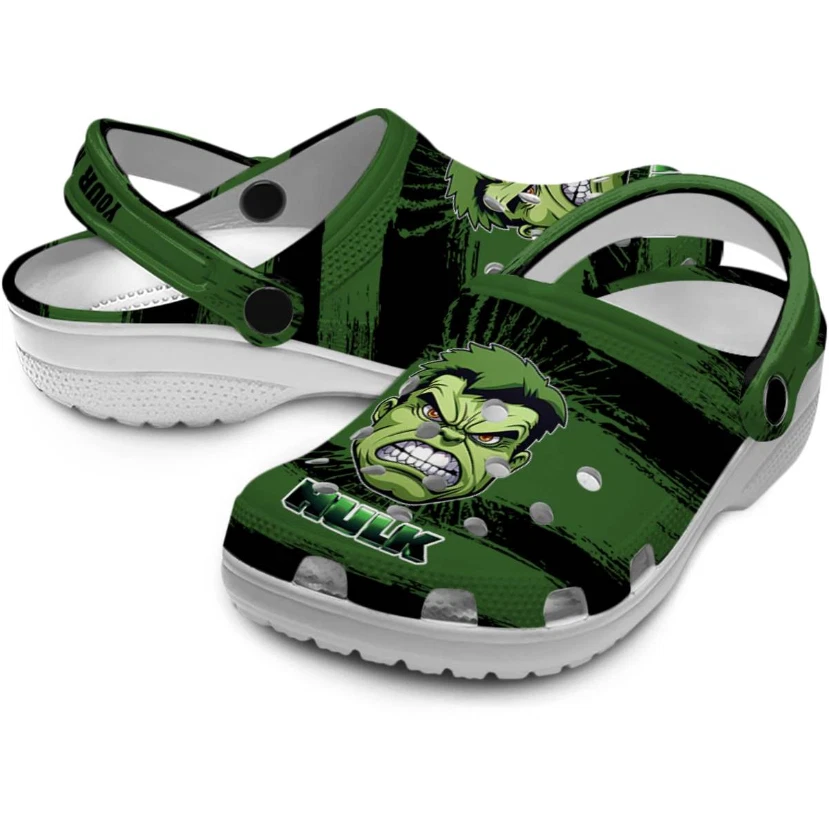 Customized Hulk Paint Splatter Graphics Clogs For Men Women | ID ...