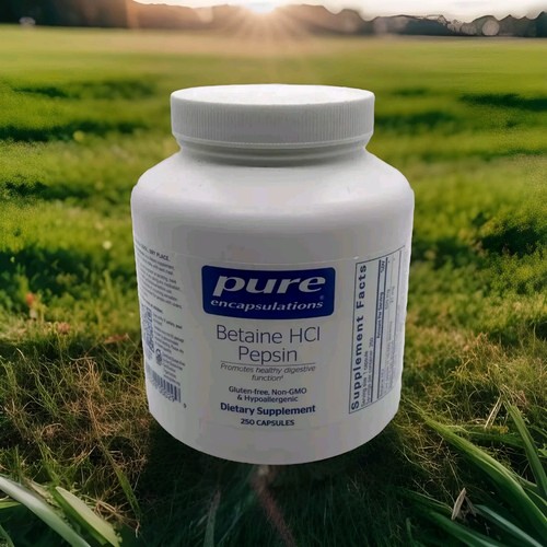 NEW - Pure Encapsulations Betaine HCI Pepsin - 250 Caps - EXP 09/25 | eBay